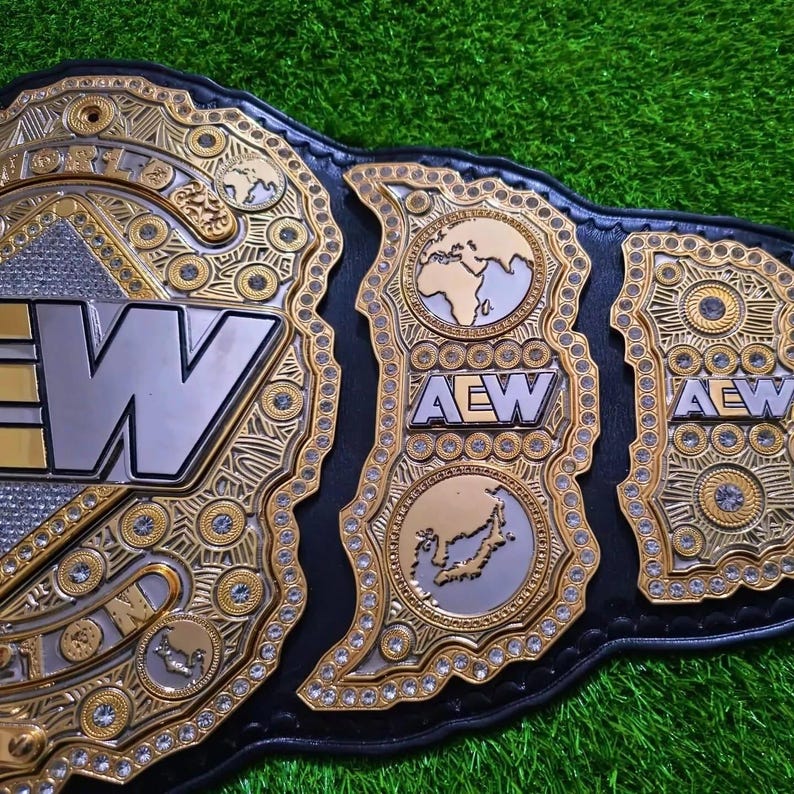 AEW World Heavyweight Championship Belt 2mm Replica / AEW Championship ...