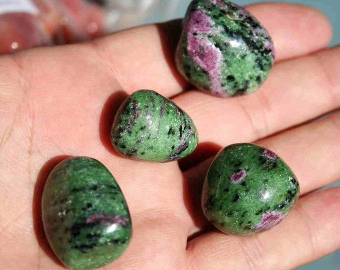 Ruby Zoisite Tumbled Stone High Quality Large Size - Etsy