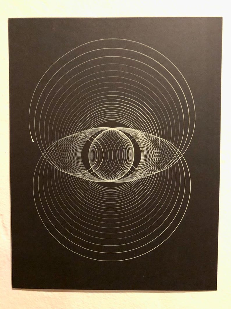 Pen Plotting, Generative Art, Wall Art, Ink on Paper, Code, Modern Art ...