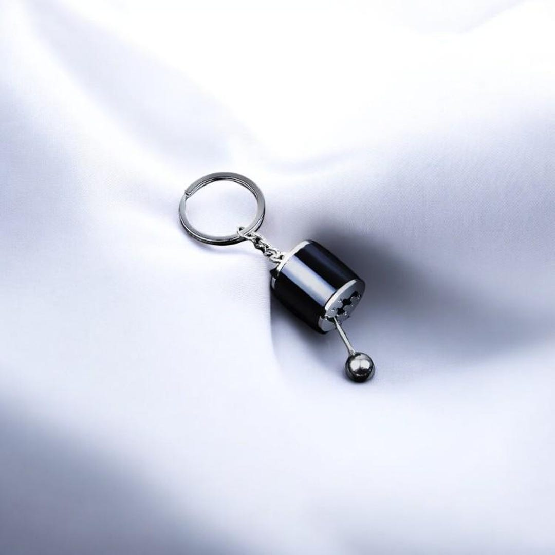 Metal Gear Shift Keychain – Car Shifter Key Ring for Auto Enthusiasts ...