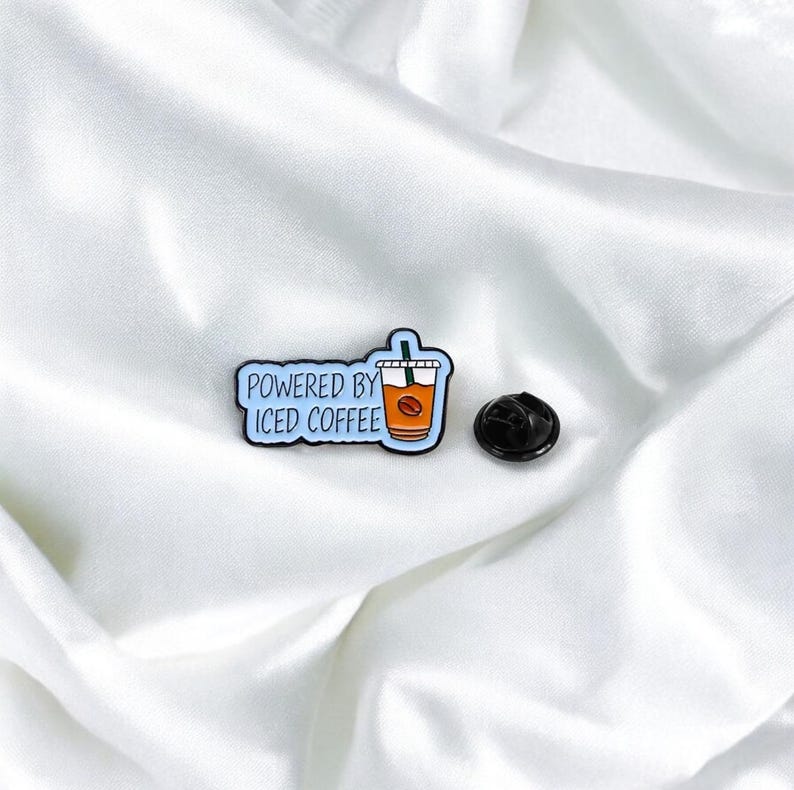 Coffee Enamel Pin Set – Cute and Funny Coffee Lover Pins for Jackets ...