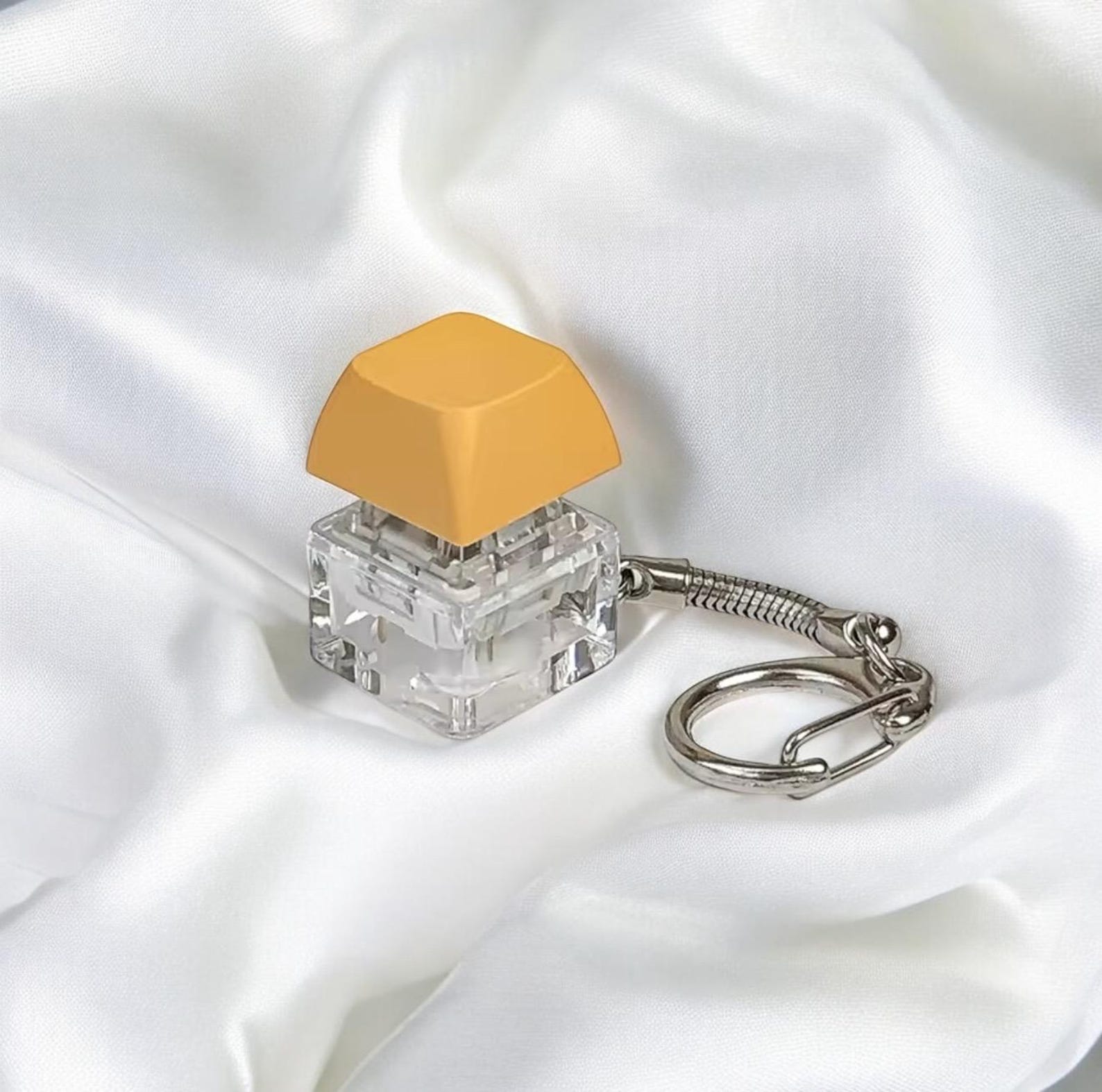 Mechanical Keyboard Switch Keychain – Clicky Sound Rgb-style Crystal ...