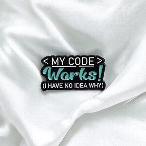 Funny Programmer Enamel Pins – Tech Support, Coding, and Developer ...