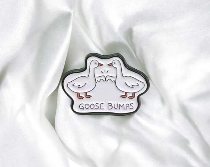 Goose Bumps Enamel Pin – Cute Pun Pin for Collectors - Etsy