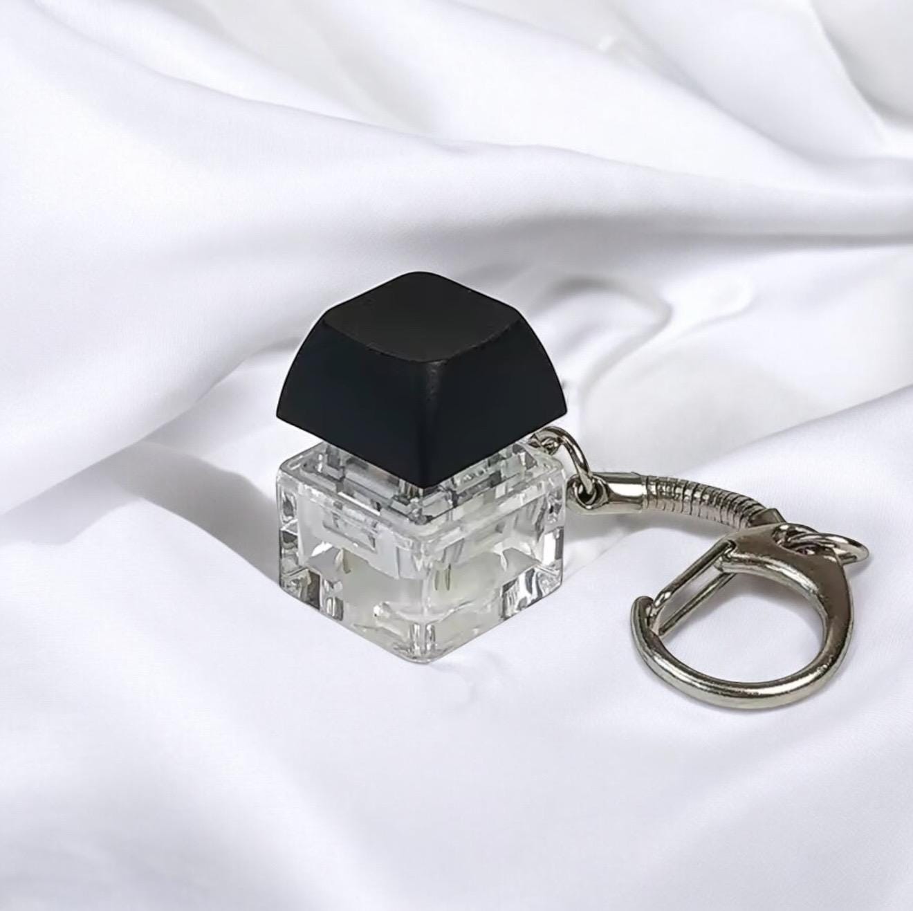 Mechanical Keyboard Switch Keychain – Clicky Sound Rgb-style Crystal ...