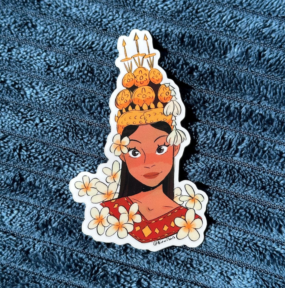 Khmer Apsara Sticker - Etsy