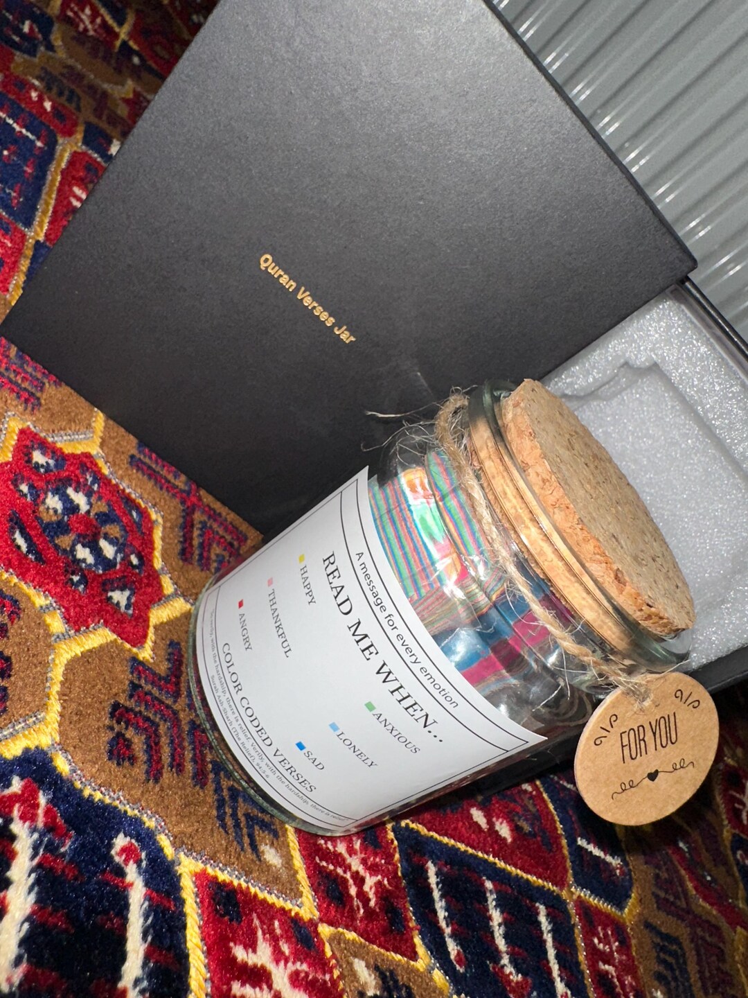 Quran Verse Jar, Quran Verses in A Jar.verses for Feeling and Emotions ...