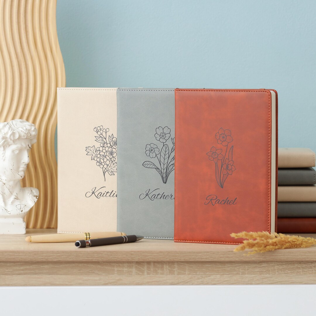 Custom Journal: Personalized Writing Journal, Engraved Notebook, Gift ...