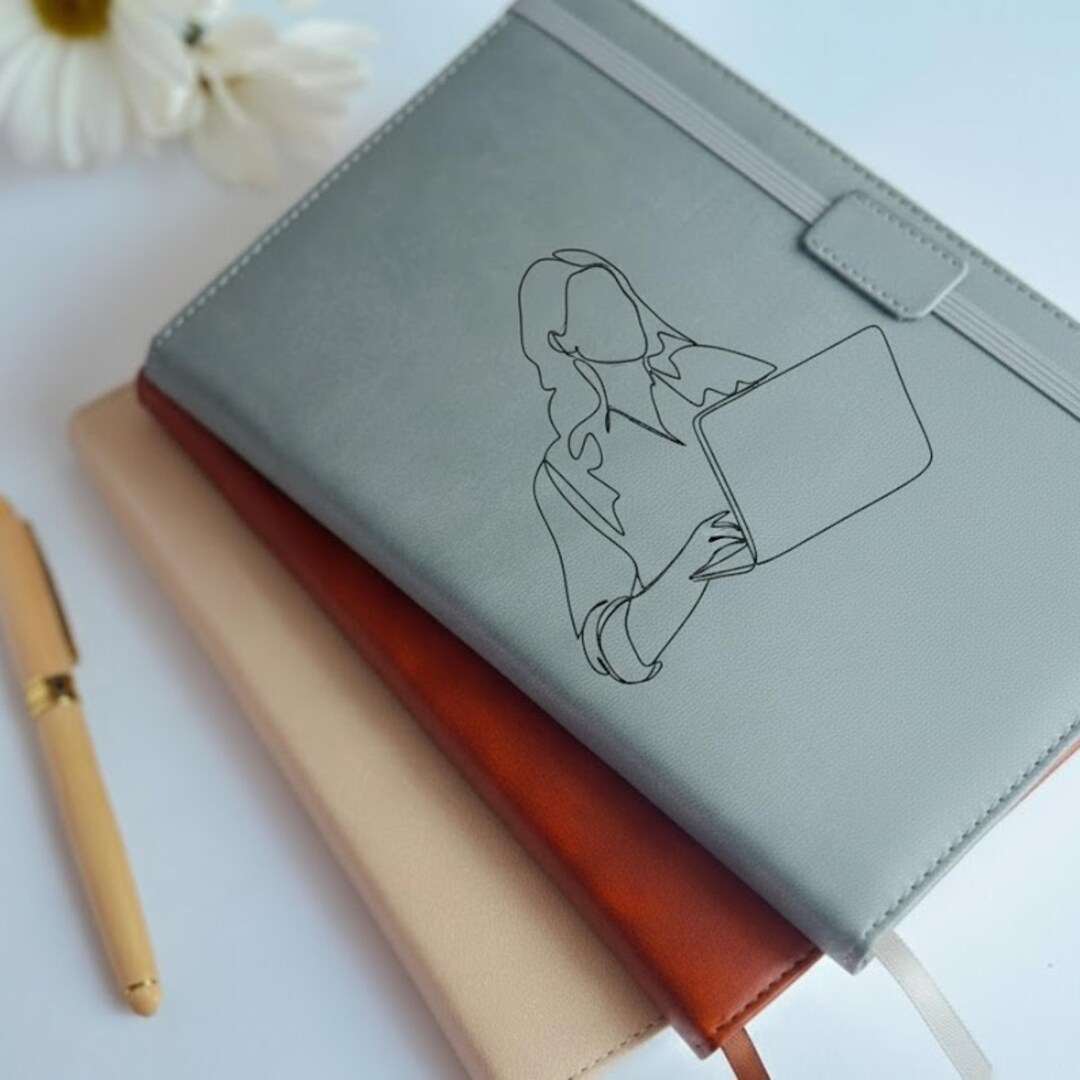 Personalized Journal: Notebook With Pen, Custom Engraved Gift for ...