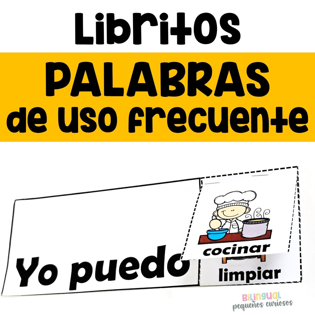 Palabras De Uso Frecuente - Etsy