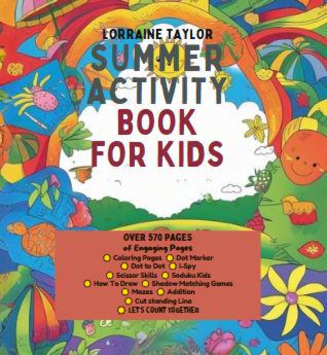 570+ Page Summer Activities Book for Kids | Instant Digital Download ...