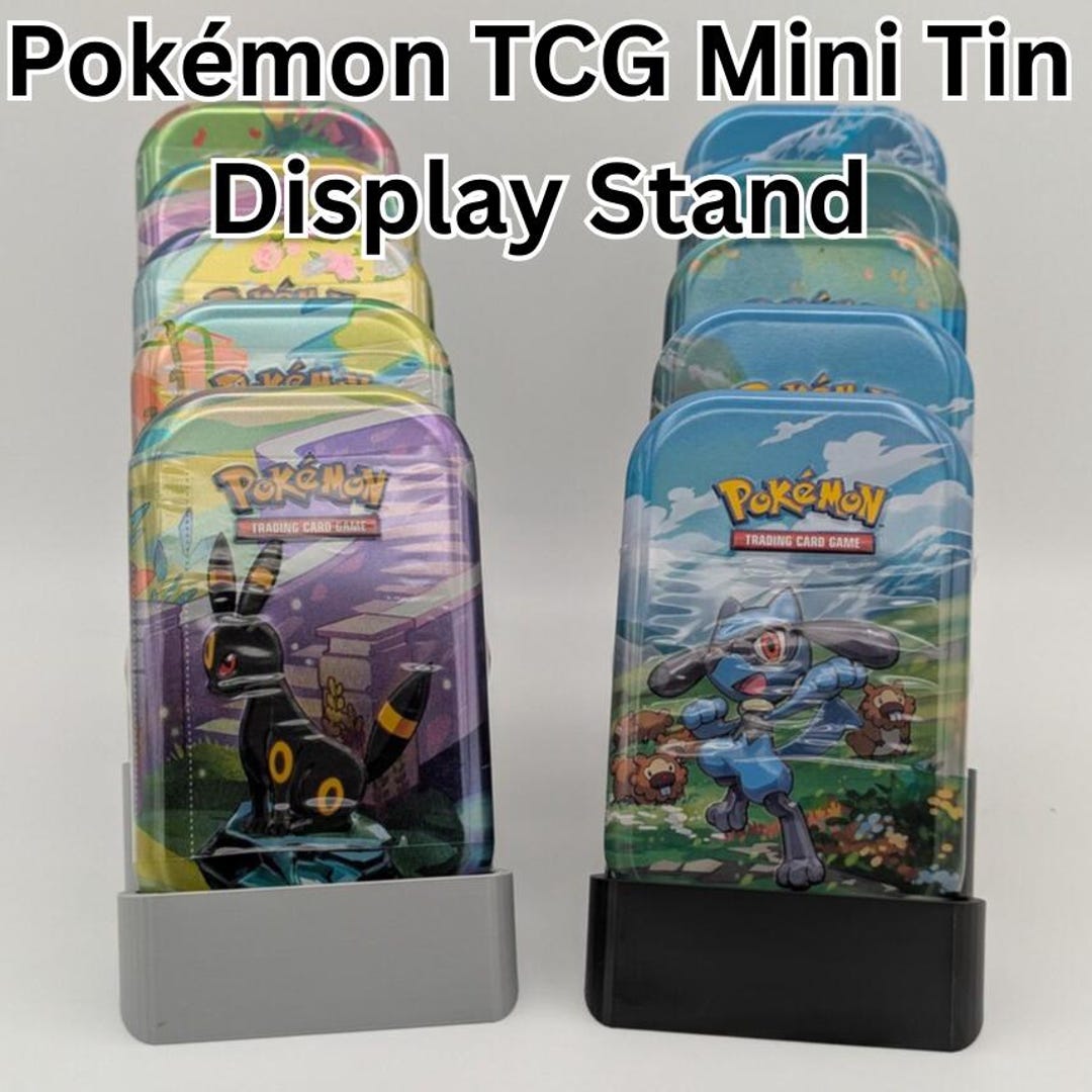 Pokémon TCG Mini Tin Display Stand - Collector's Edition - Etsy