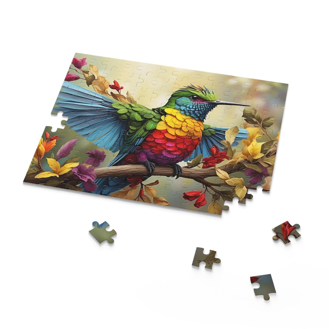 Bird Lovers Jigsaw Puzzle, Colorful Exotic Bird Nature Puzzle, 120 252 ...