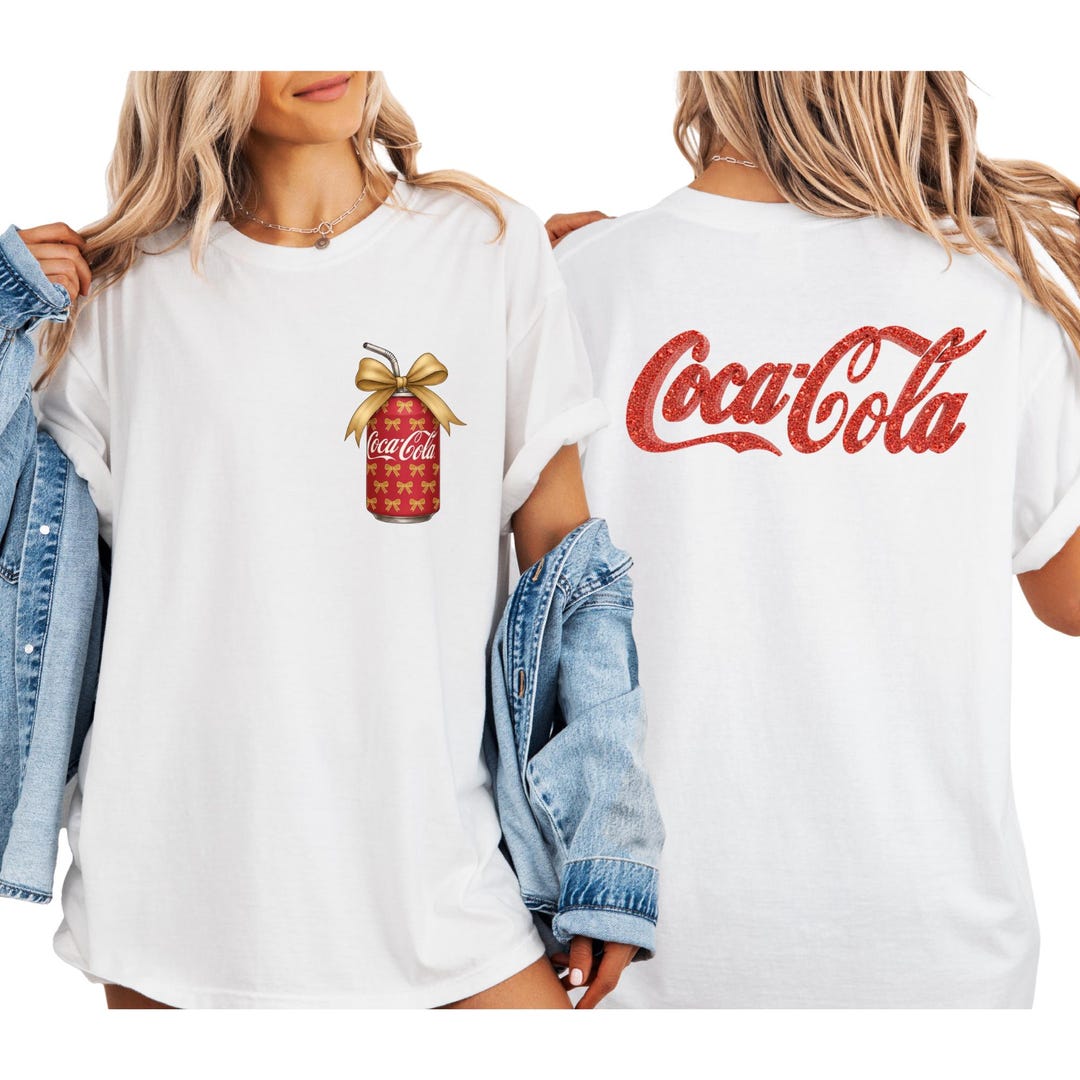 Coke Comfort Colors® Shirt, Front and Back Graphic Soda Shirt, Coquette ...