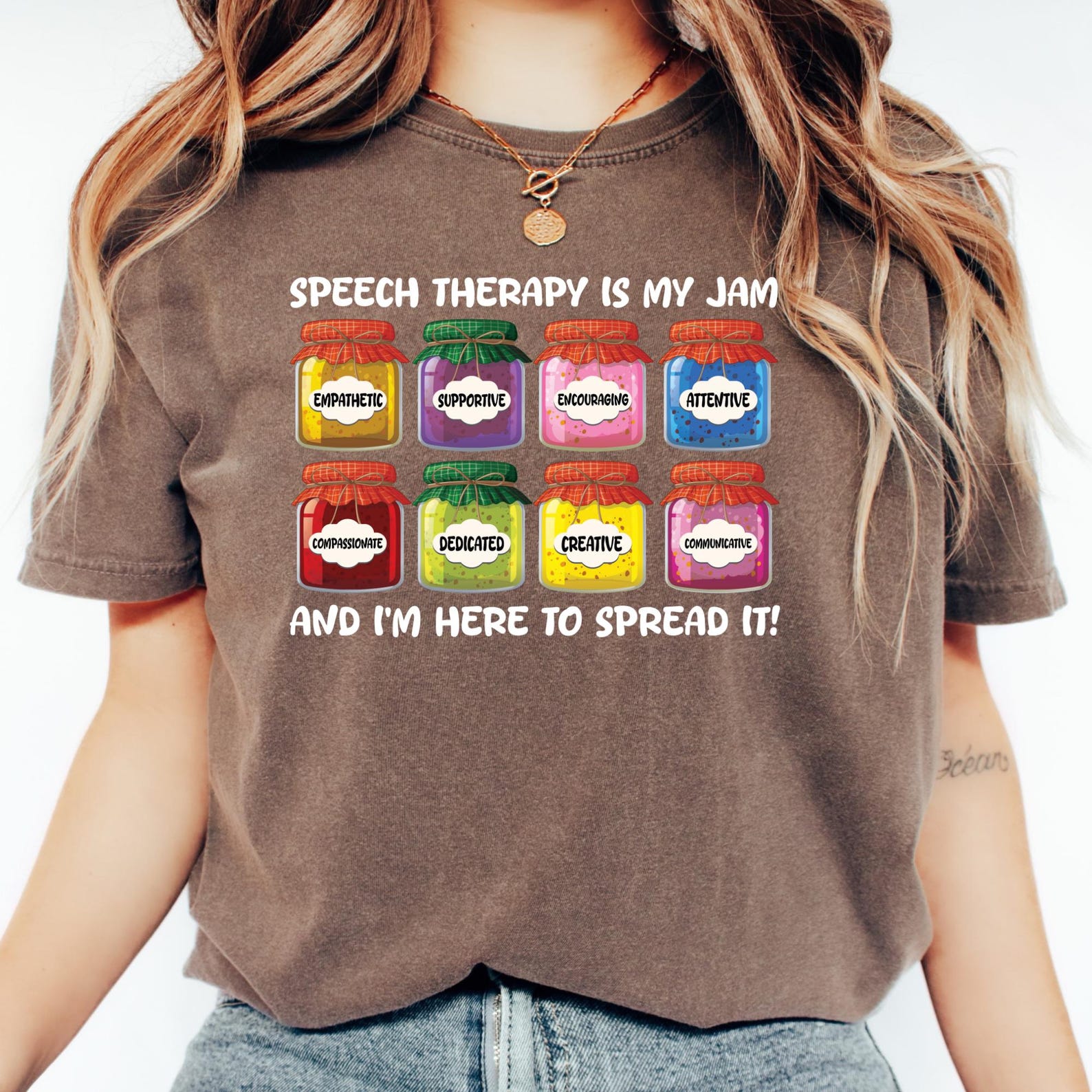 Speech Therapy is My Jam Shirt Inspirational Tee for Speech Therapists ...