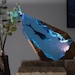Resin Ocean Night Light: Mosasaurus & Diver Wood Lamp - Etsy