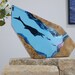 Resin Ocean Night Light: Mosasaurus & Diver Wood Lamp - Etsy