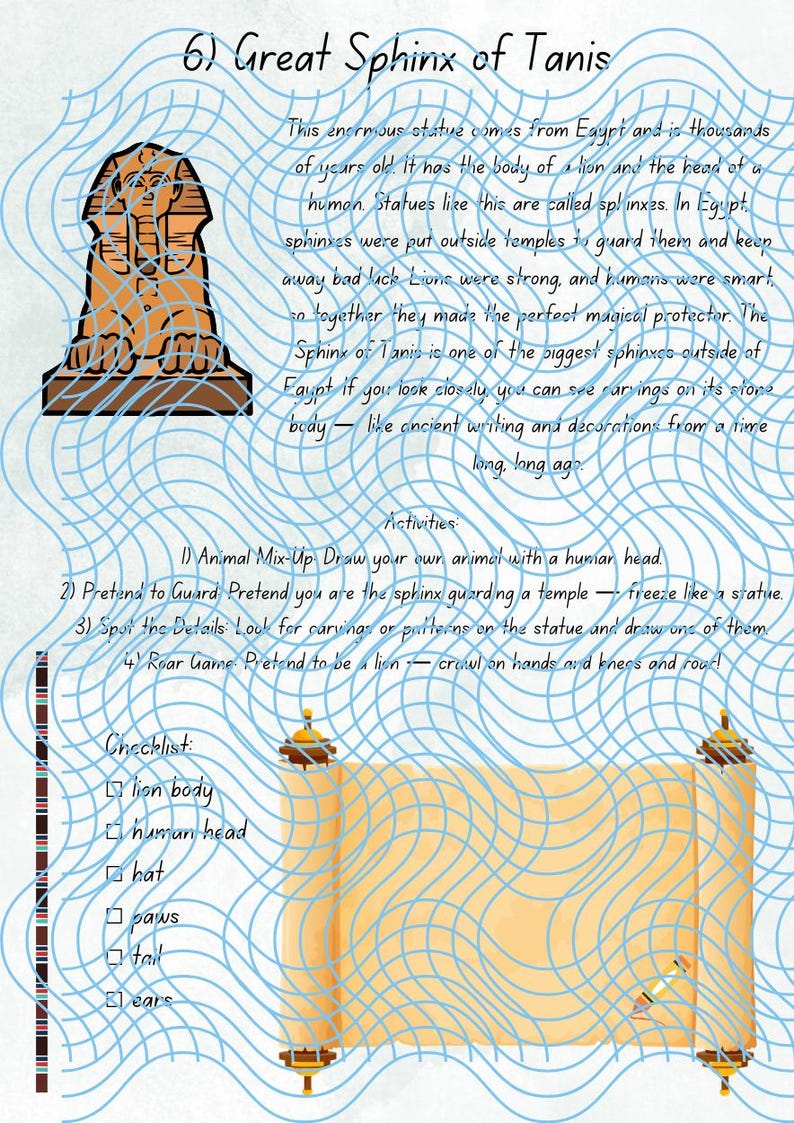 Louvre Museum Kids Activity Pack: Family Travel Scavenger Hunt ...