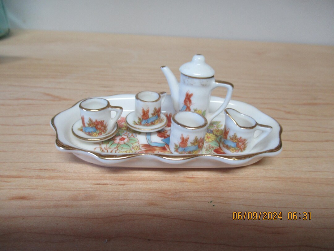 Darling Mini Beatrix Potter Coffee Set - Etsy