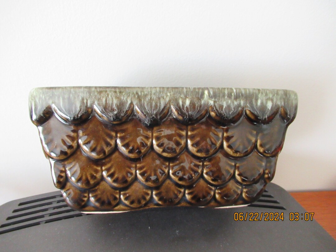 Vintage Hull Ceramic Plantar Dish - Etsy