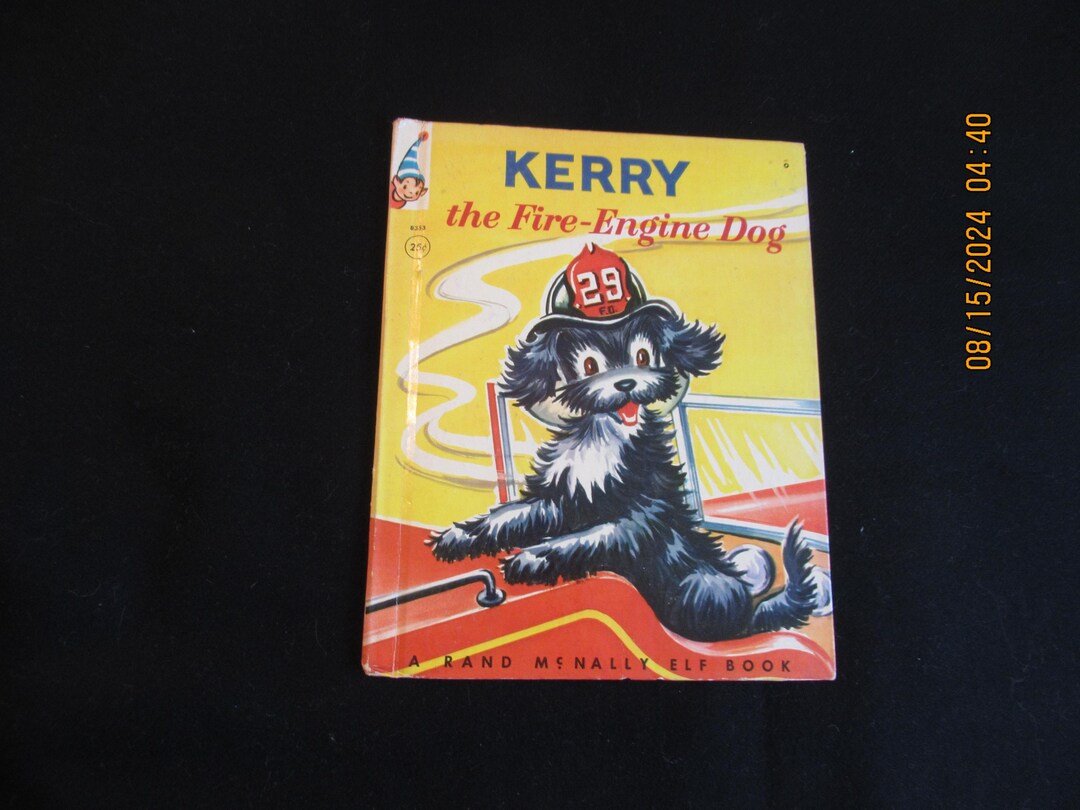 Vintage Kerry the Fire-engine Dog - Etsy