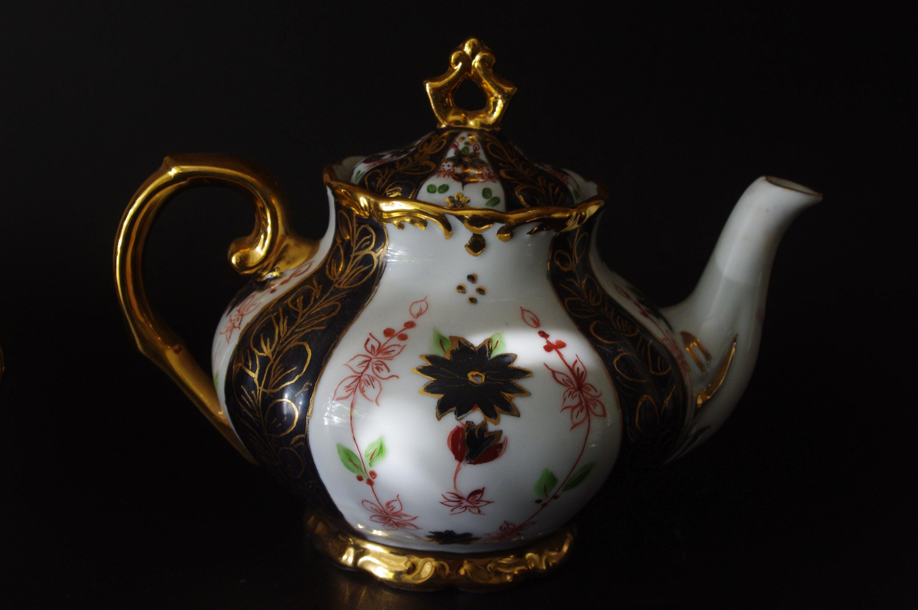 Vintage Anne Foster Tea Set: Imari Style Porcelain With Gilt - Etsy UK