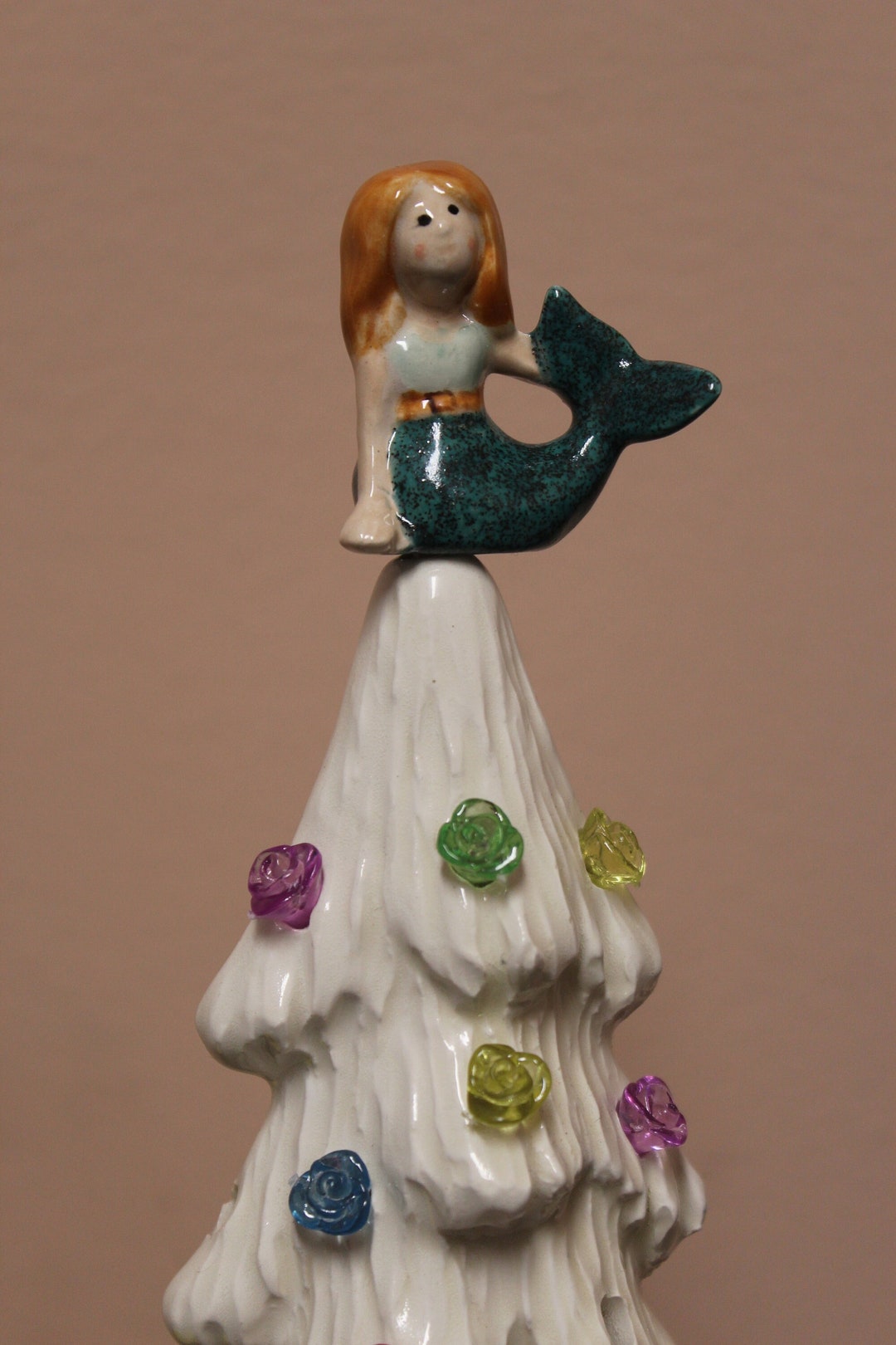 Ceramic Tree Bulbs Mermaid Topper - Etsy