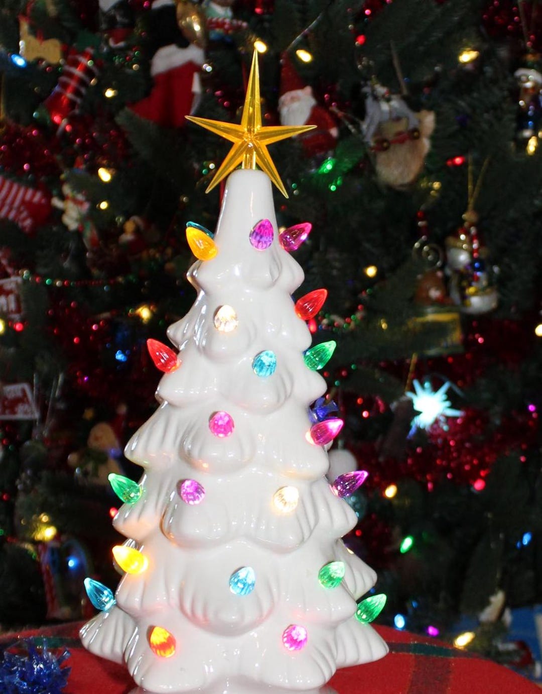 Medium Twist Ceramic Tree Replacement Lights 25, 50 or 75 Bulbs Lights ...