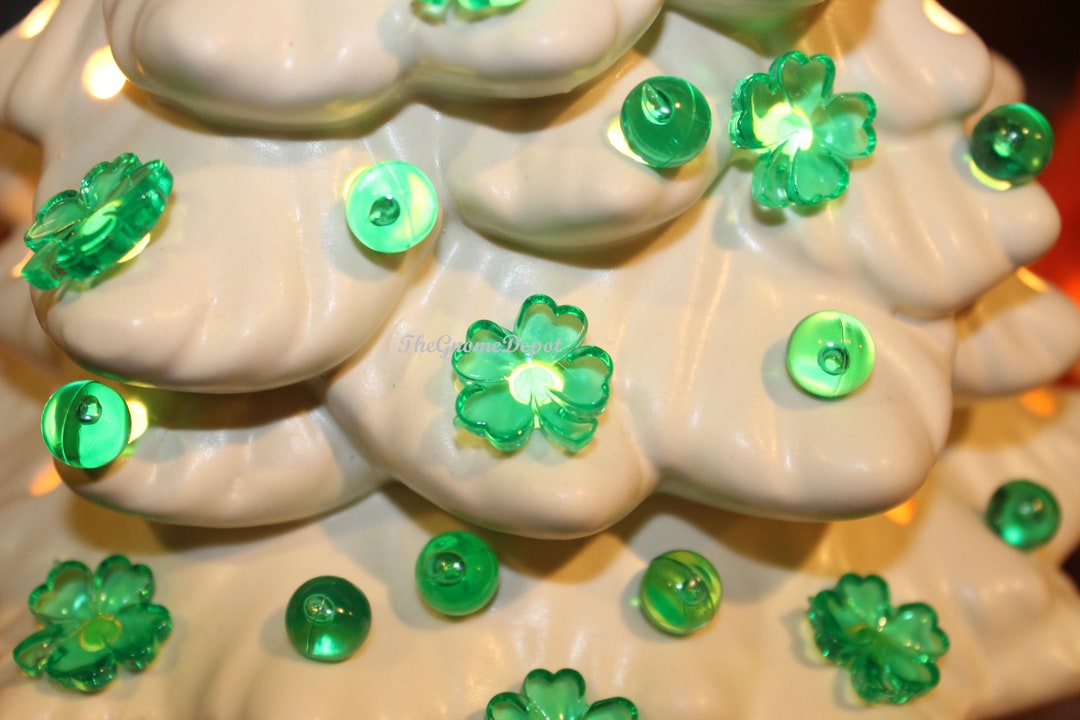 Ceramic Tree Bulbs Green Shamrock Replacement Bulb for Ceramic Trees ...