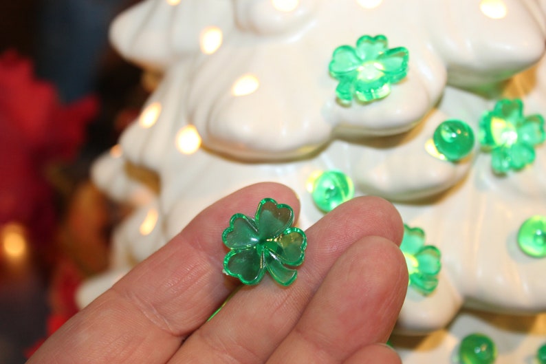 Ceramic Tree Bulbs Green Shamrock or Round Balls Replacement Bulb for ...