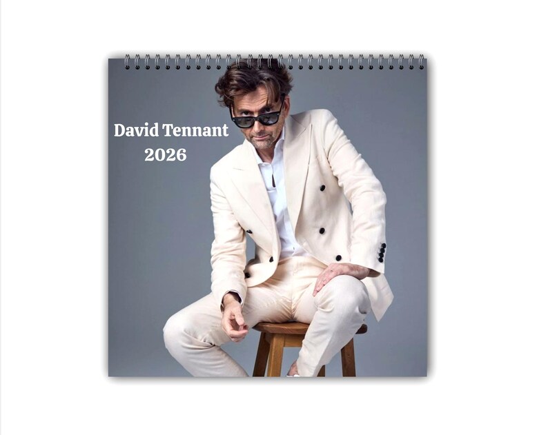 Gentleman Actor 2026 Wall Calendar, Elegant Portrait Photography ...