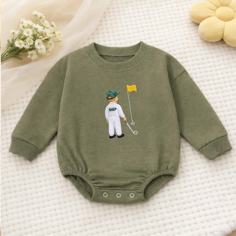 Newborn Name Outfit Green - Etsy
