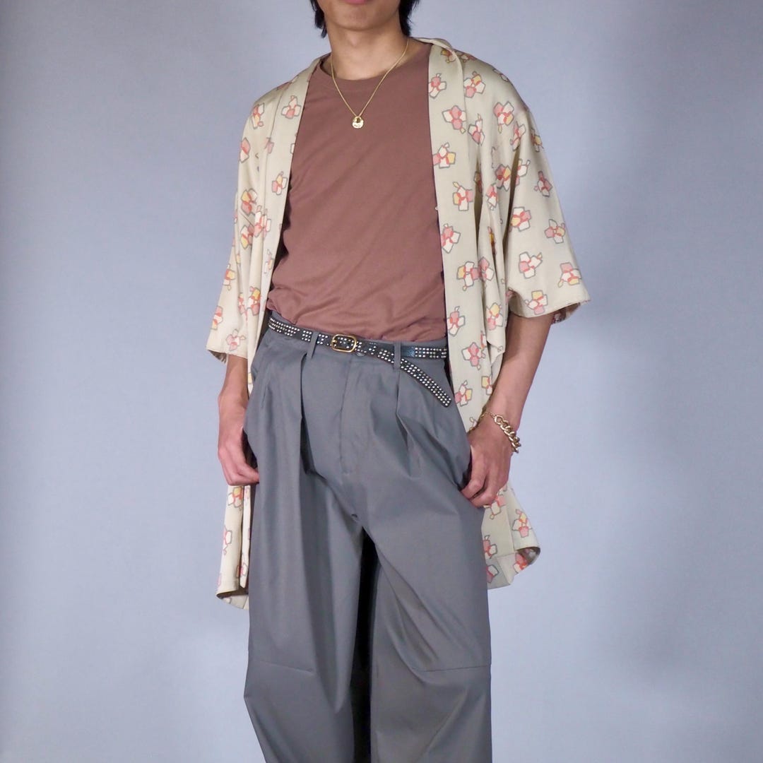 Japan Vintage Kimono Haori, Mens Haori, Women Haori, Kimono Jacket ...
