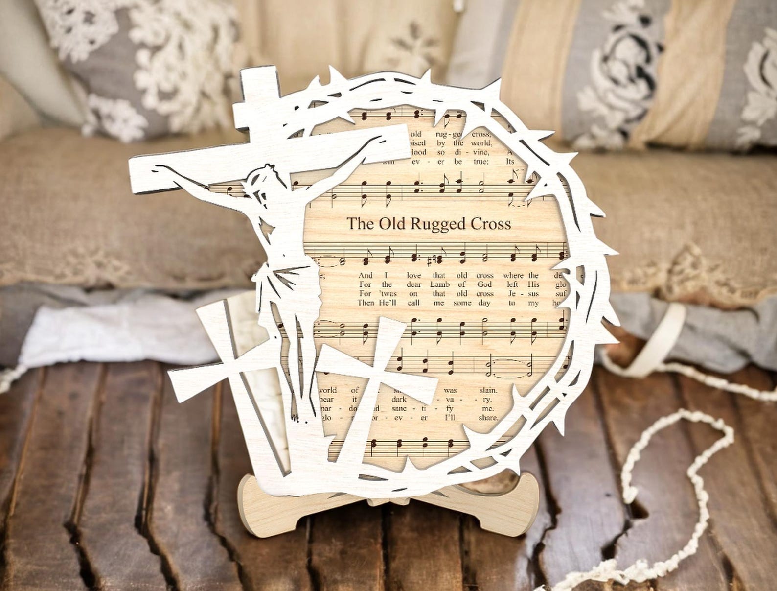 Christian Standing Svg, Jesus Cross Svg ,easter‘s Day Standing Cutfile ...