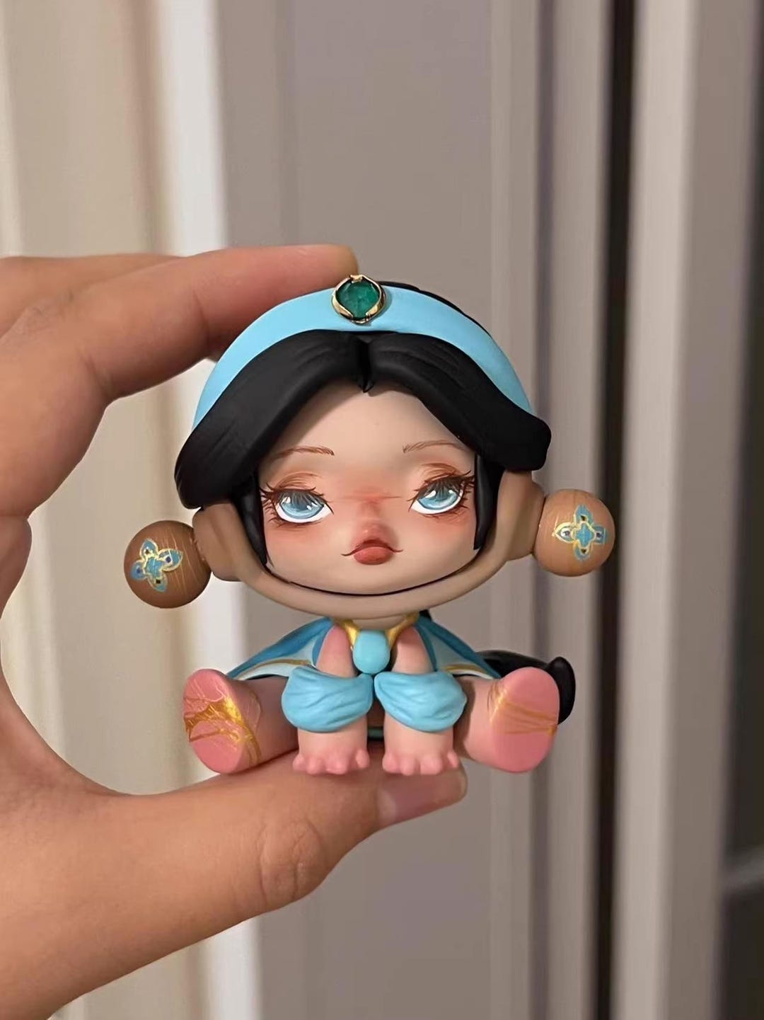Handmade Skullpanda to Jas, Hand Painted and Sculpted Figure - Etsy