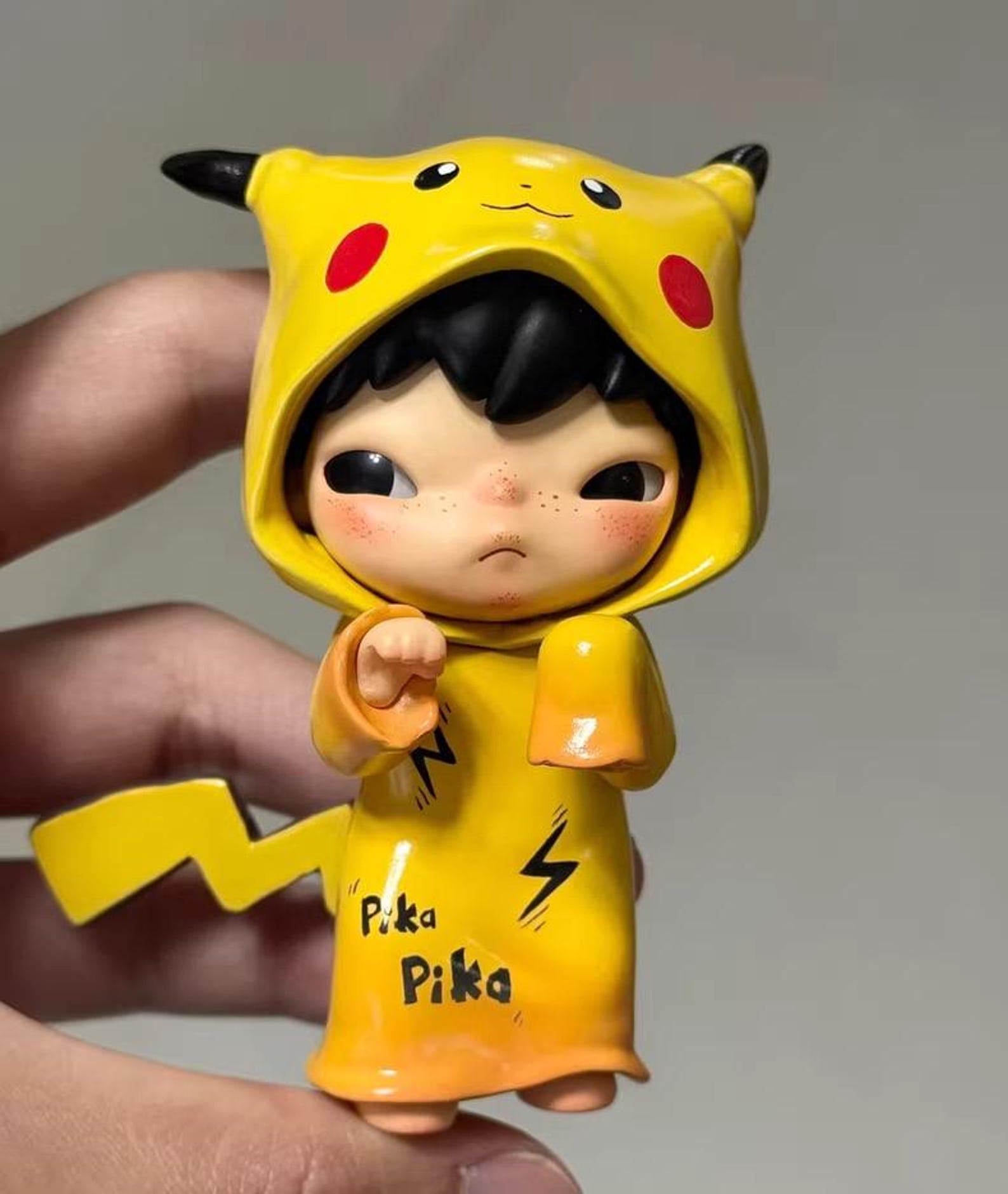 Handmade Hirono to Pika Mikyu, Hand Painted and Sculpted Figure - Etsy