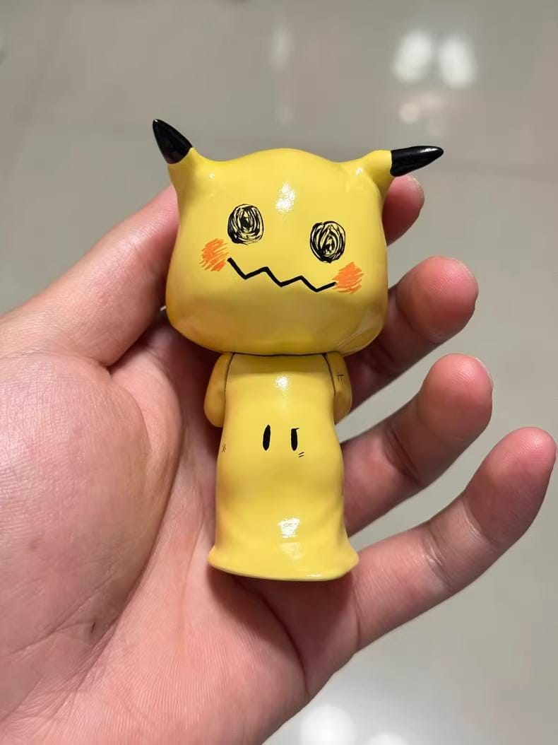 Handmade Hirono to Pika Mikyu, Hand Painted and Sculpted Figure - Etsy