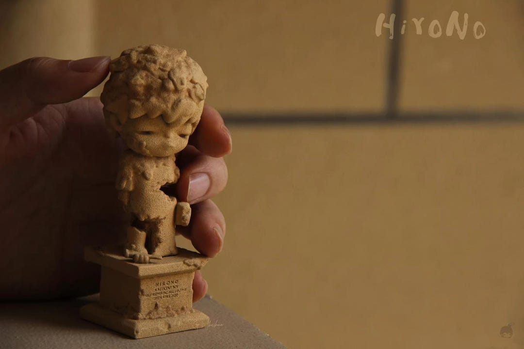 One off Handmade Hirono Reshape Art Sculpture, 11cm Small Ver., Hand ...