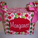 Leopard / Cheetah Fabric Basket Bucket Easter Basket Personalization ...