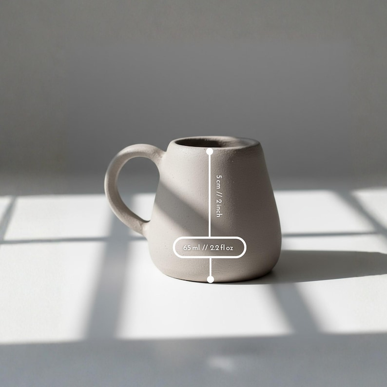 Tapered Espresso Cup Pottery Template – Printable Ceramic Mug Pattern ...