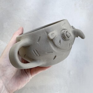 Handmade Wide Mug Pottery Template – Printable Clay Cup Pattern | Slab ...