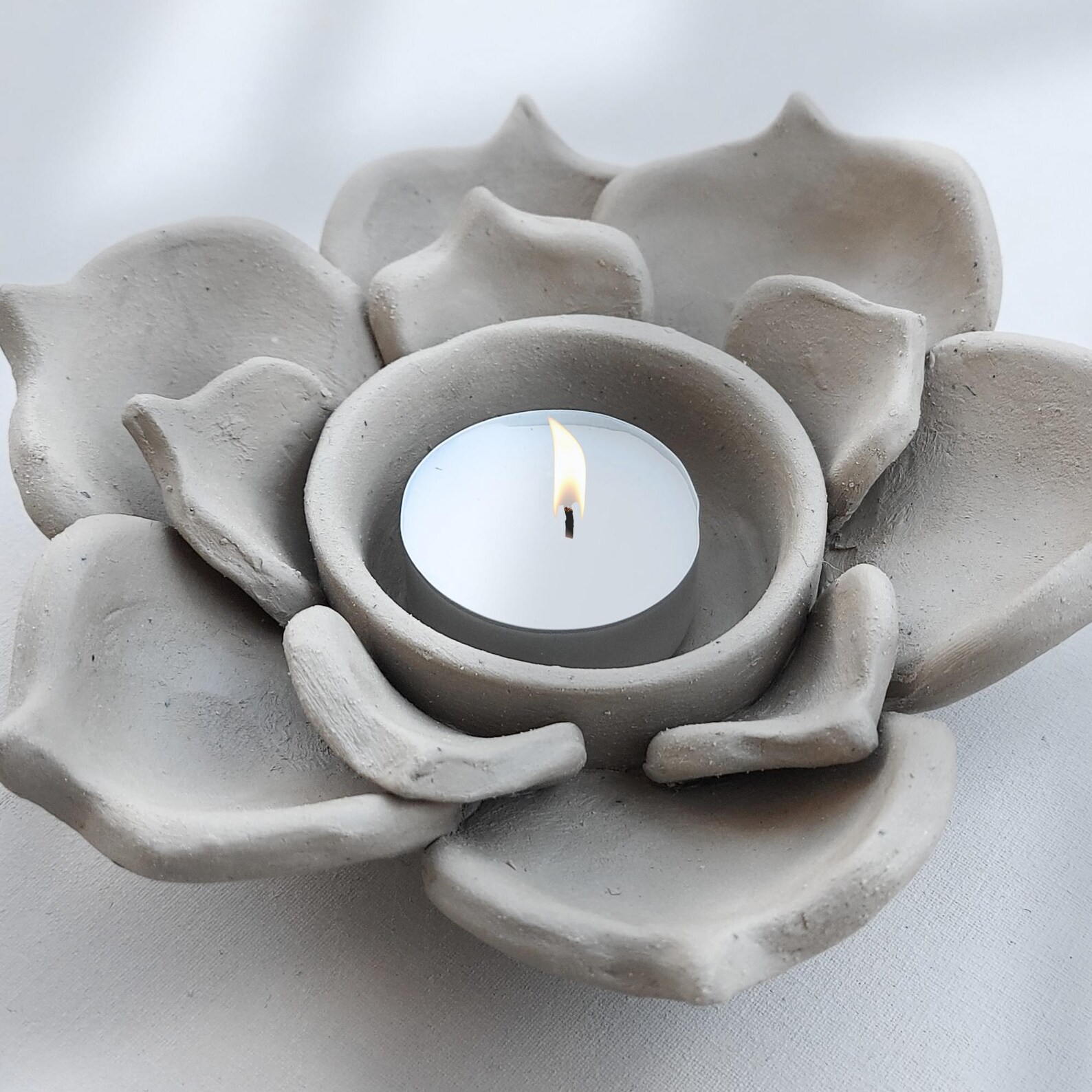 Flower Candle Holder Template – Printable Succulent Tealight Holder ...