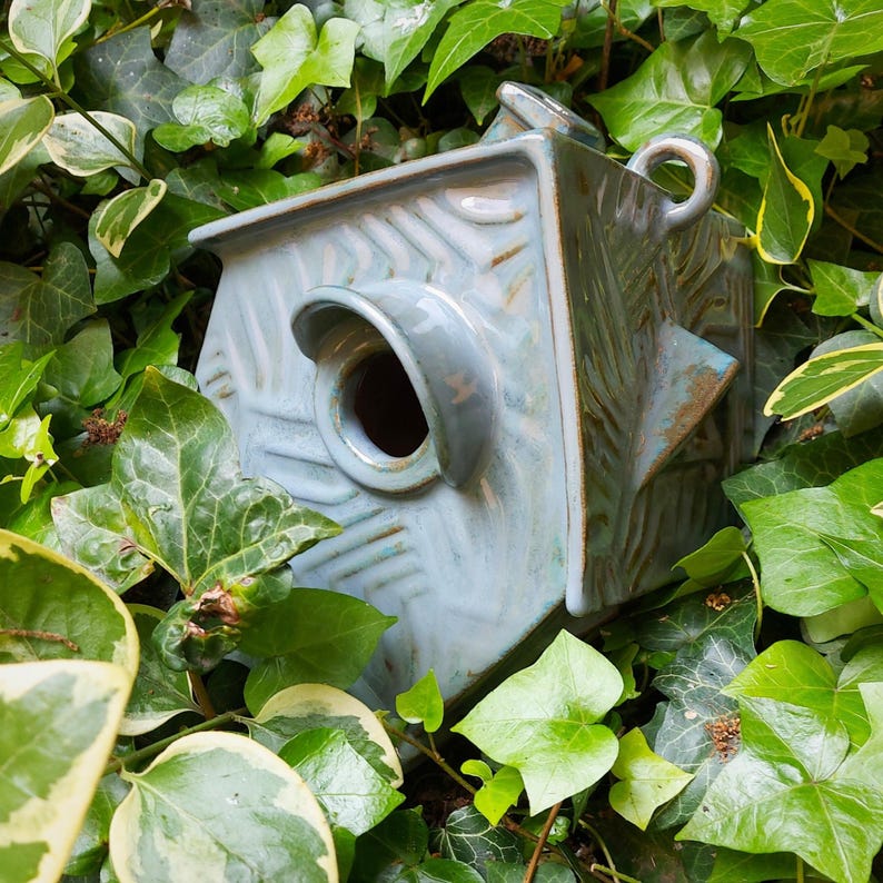 Birdhouse Template – Printable Ceramic Nesting Box Pattern – Slab ...