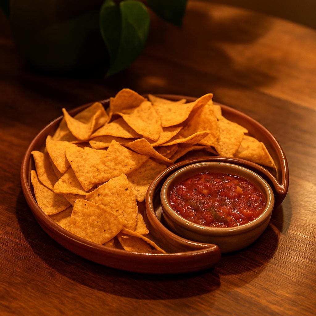 Big Platter Pottery Template: Chip & Dip – Round Serving Dish With Dip ...