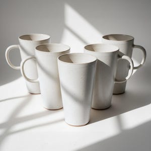 Large Mug Pottery Template – Slab Pottery Handbuilding Pattern ...