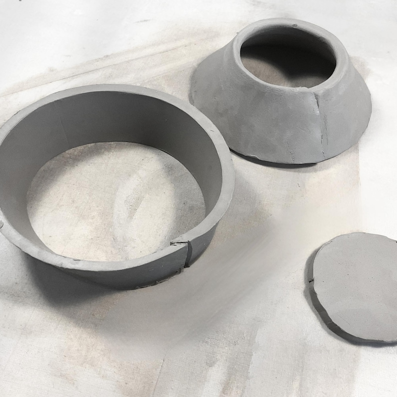 Bowl Pottery Template Set – 3 Sizes Printable Ceramic Dish Pattern PDF ...