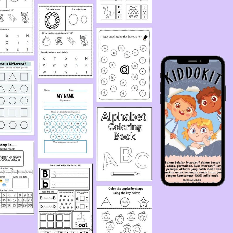 Early Learning Mega Bundle | Preschool to Kindergarten | Printable Digital Learning Activities ...