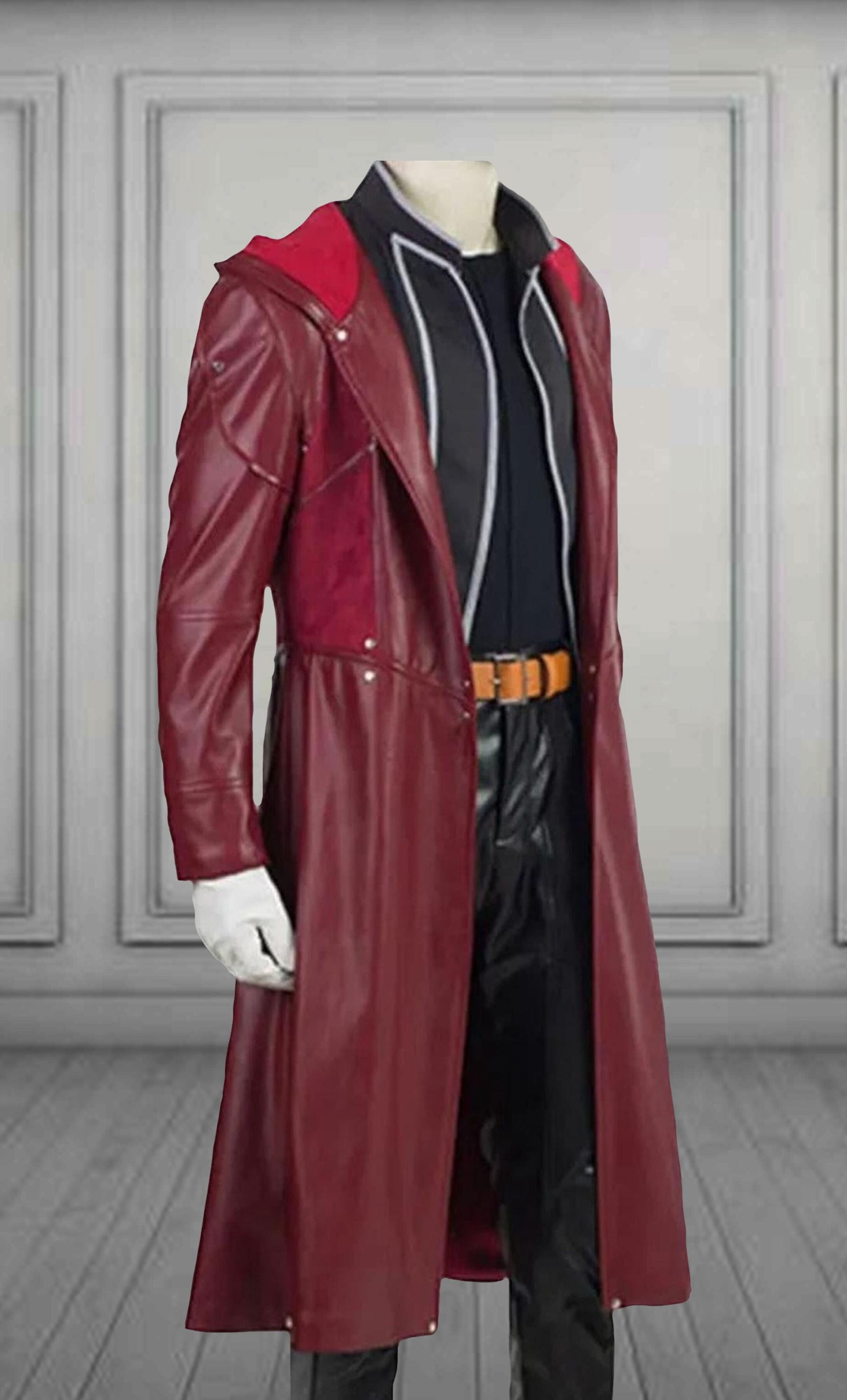 Fullmetal Alchemist Edward Elric Cosplay Costume Hooded Coat Halloween ...