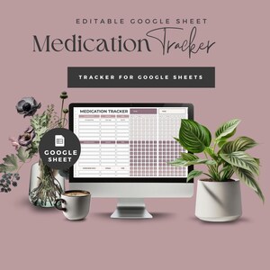 Medication Tracker Google Sheets Template, Daily Log (digital Download) - Etsy