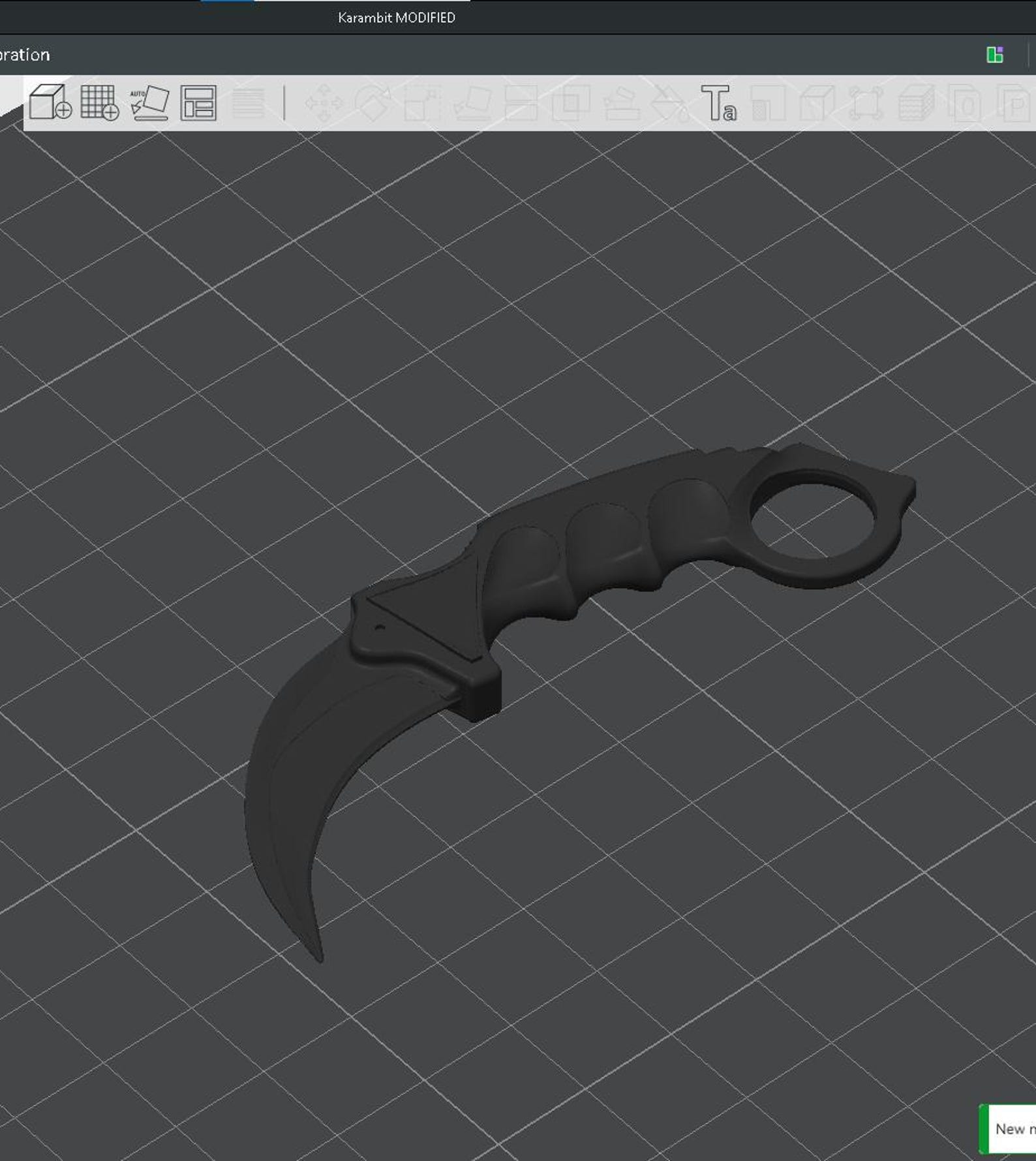 3D Printed Karambit Knife STL File – Gamer Cosplay Prop (digital ...